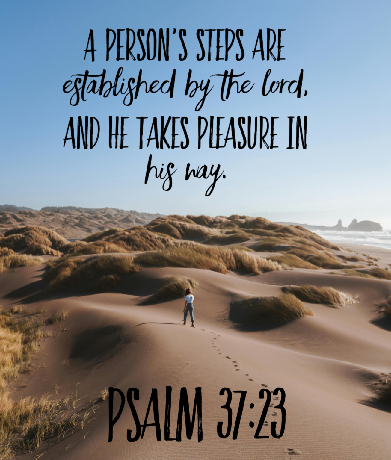 Psalm 37:23 - Letters for God